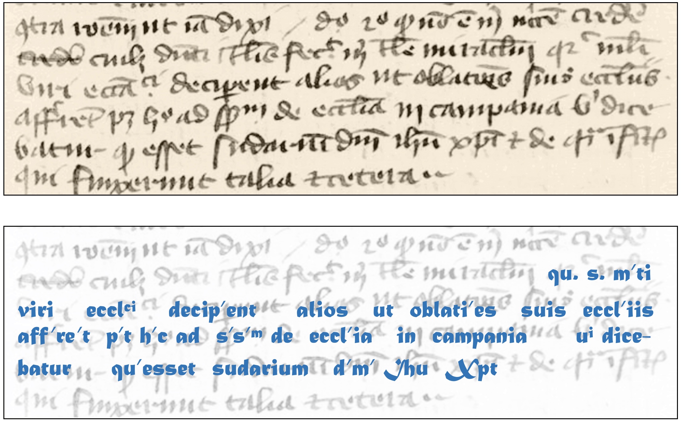 Breaking News – The Medieval Shroud